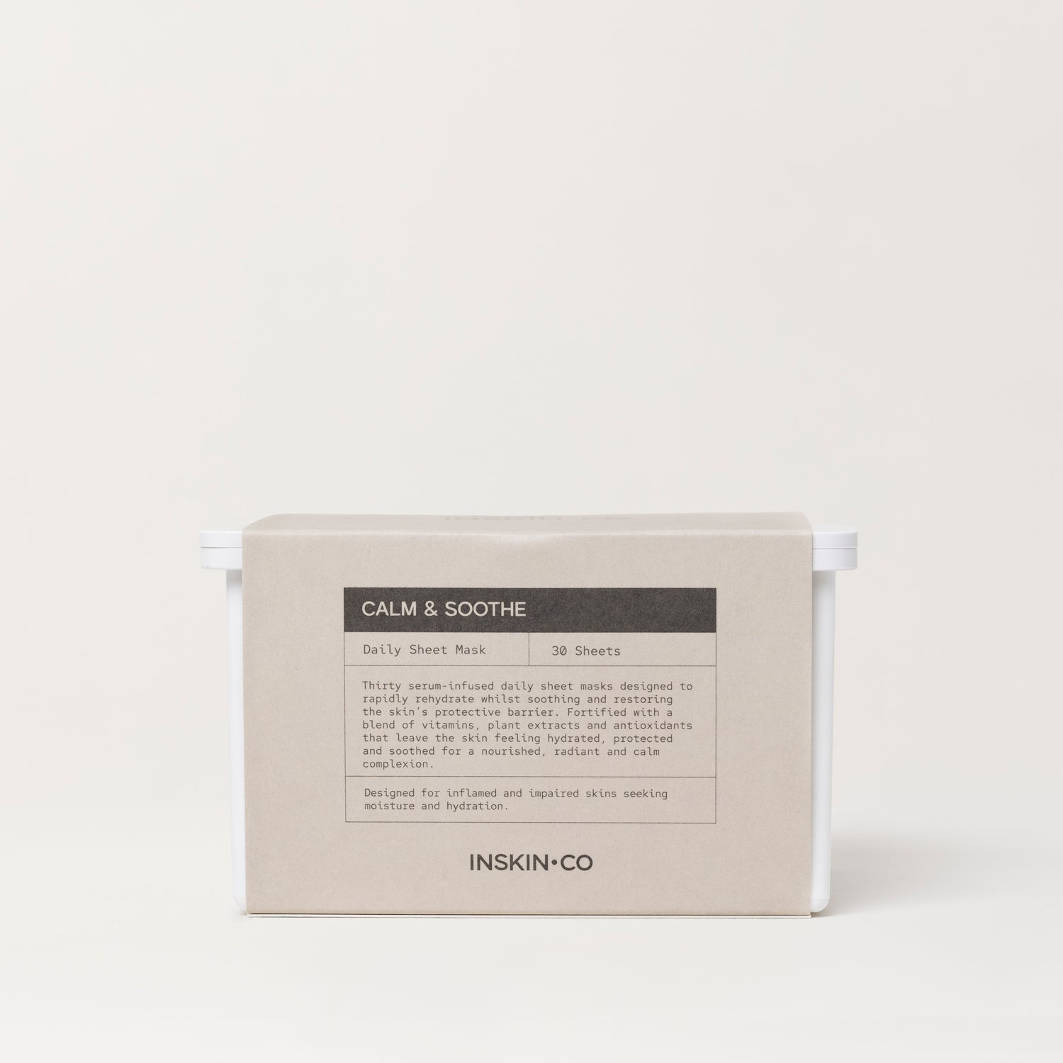 Inskin.Co Calm & Soothe Daily Sheet Masks – Clinique Élan